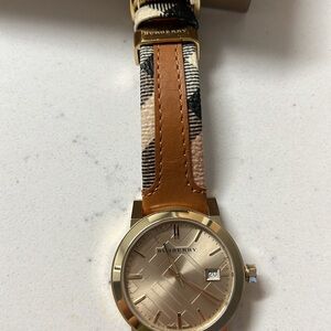 Burberry | Accessories | Burberry Haymarket Watch | Poshmark